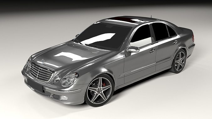 Mercedes W211 3D model | CGTrader