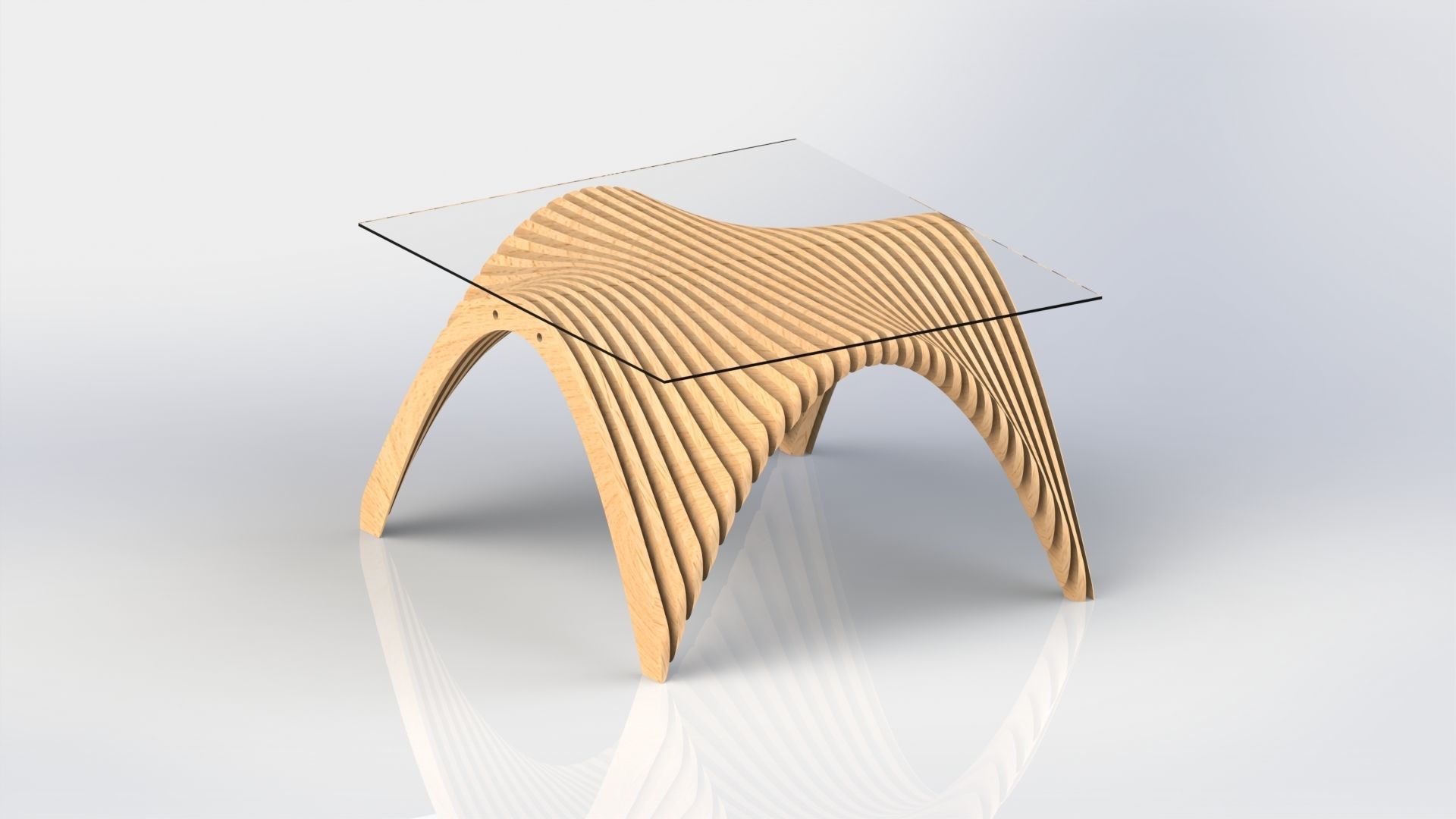 Parametric Office Table 3D model | CGTrader