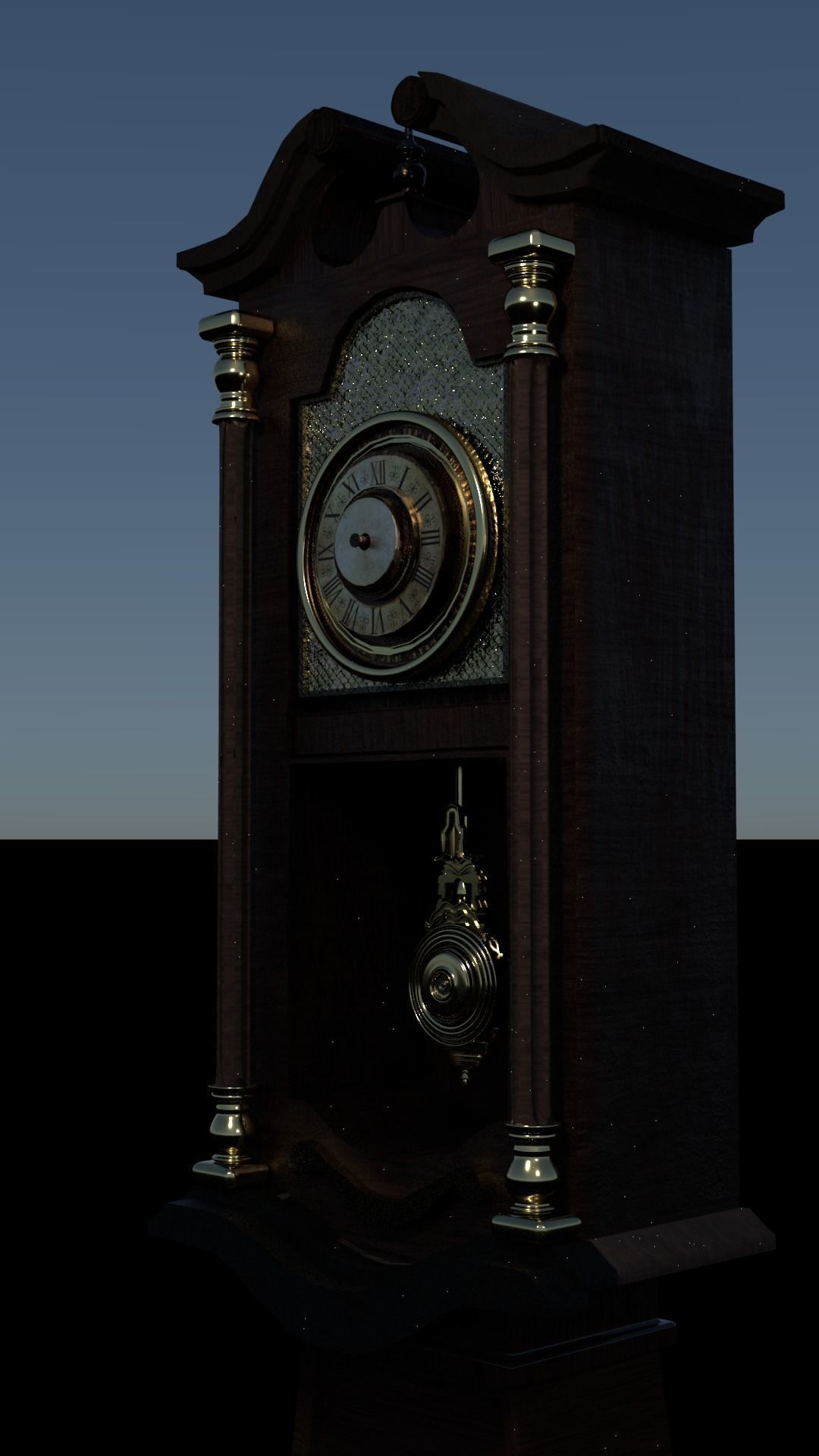 Pendulum Clock Relog de Pendulo 3D model | CGTrader