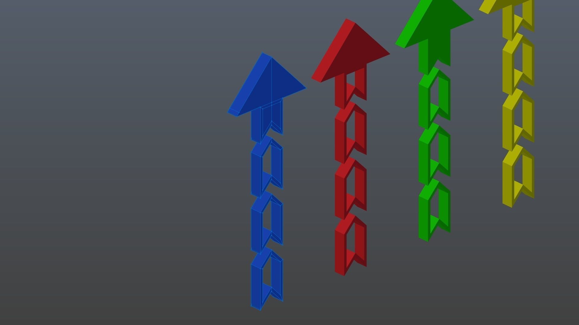 3D model Low poly arrow 30 VR / AR / low-poly | CGTrader