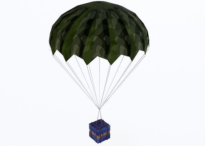 3D model Airdrop block hanging from string VR / AR / low-poly | CGTrader