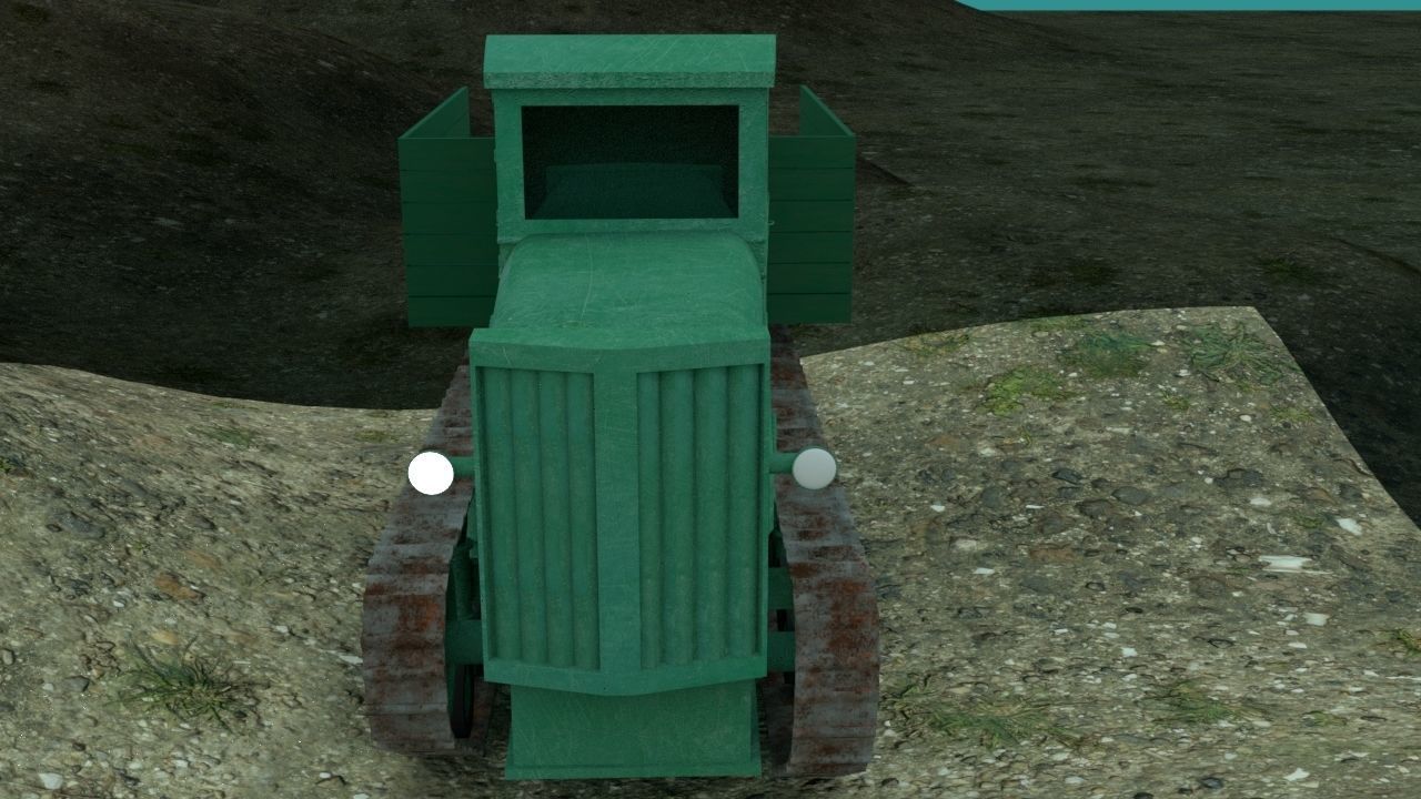 Tractor Comintern 3D model | CGTrader