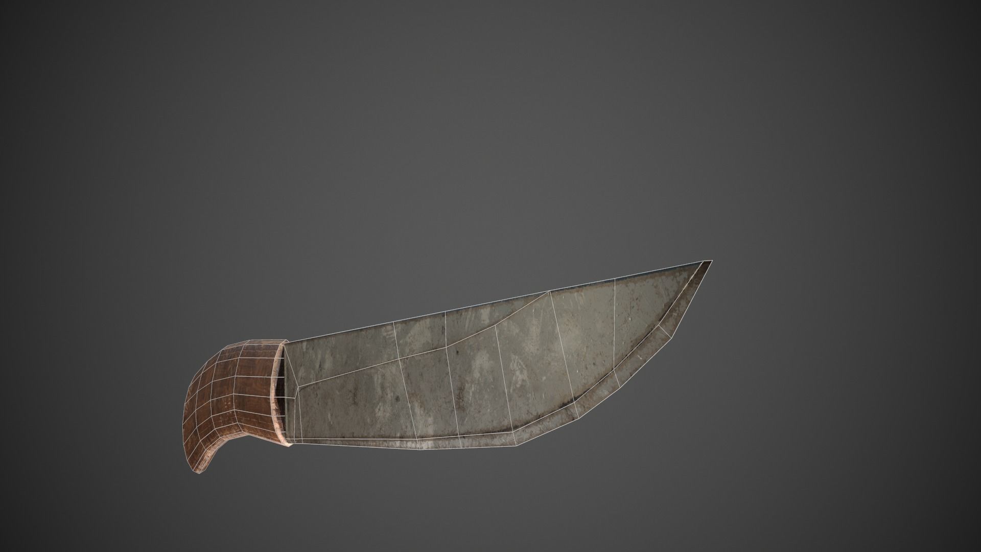 3D model Low Poly Medieval Knife VR / AR / low-poly | CGTrader
