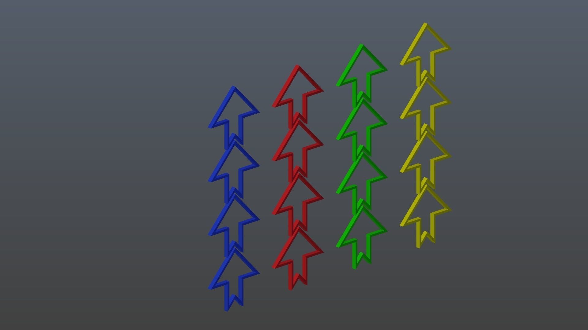 3D model Low poly arrow 31 VR / AR / low-poly | CGTrader