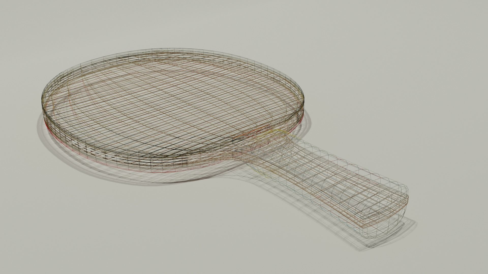 Table tennis racket 3D model 3D model | CGTrader