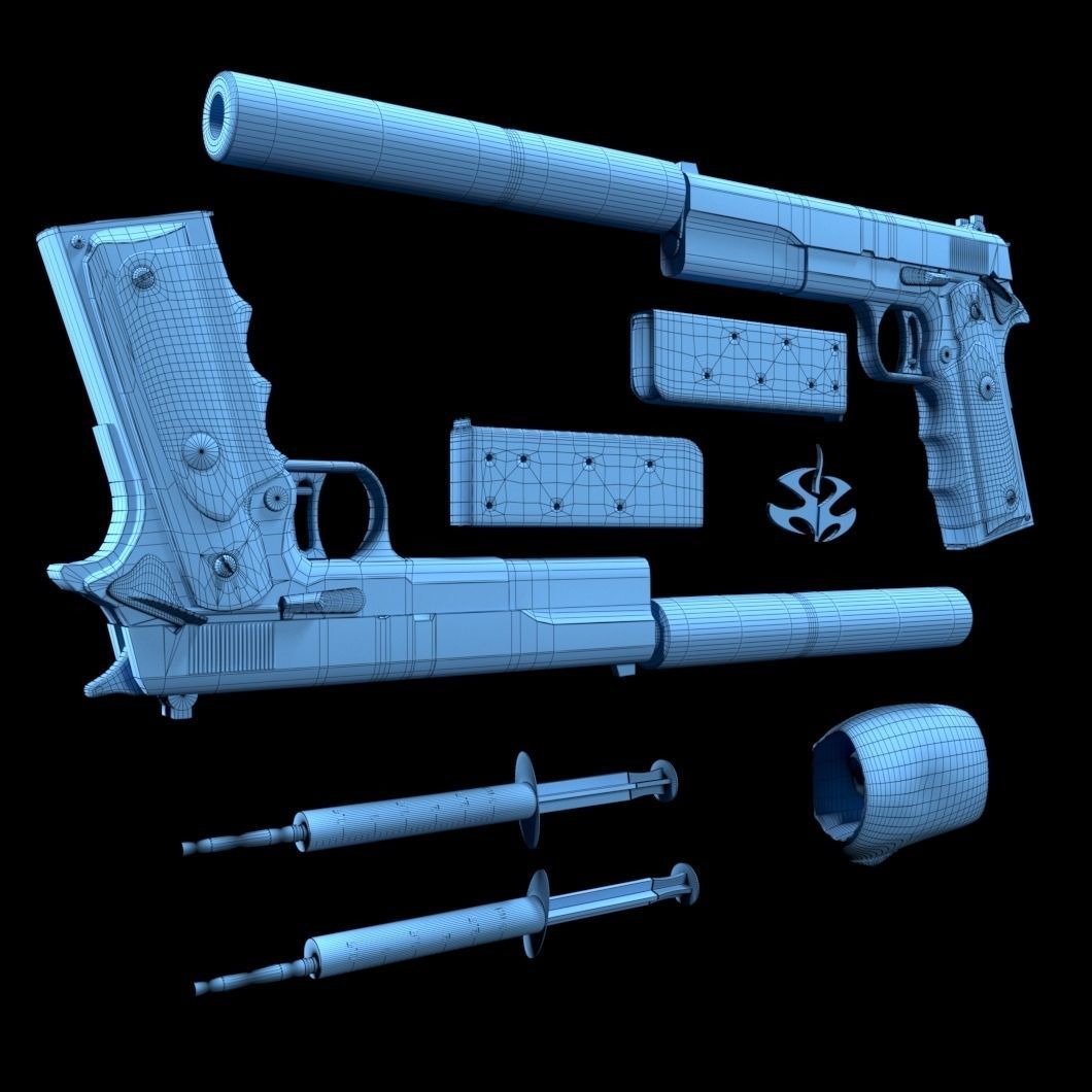 Hitman Attache Case 3D model | CGTrader