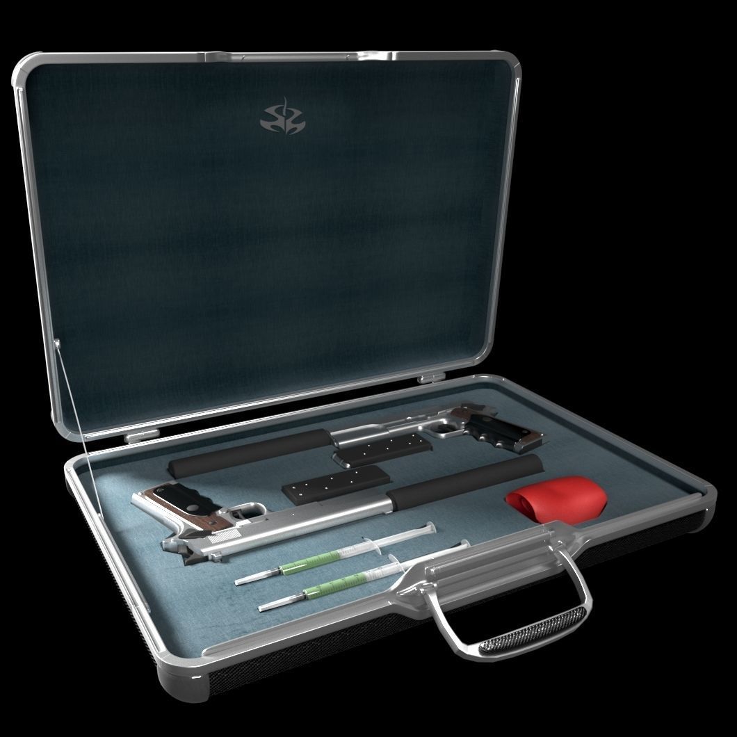 Hitman Attache Case 3D model | CGTrader