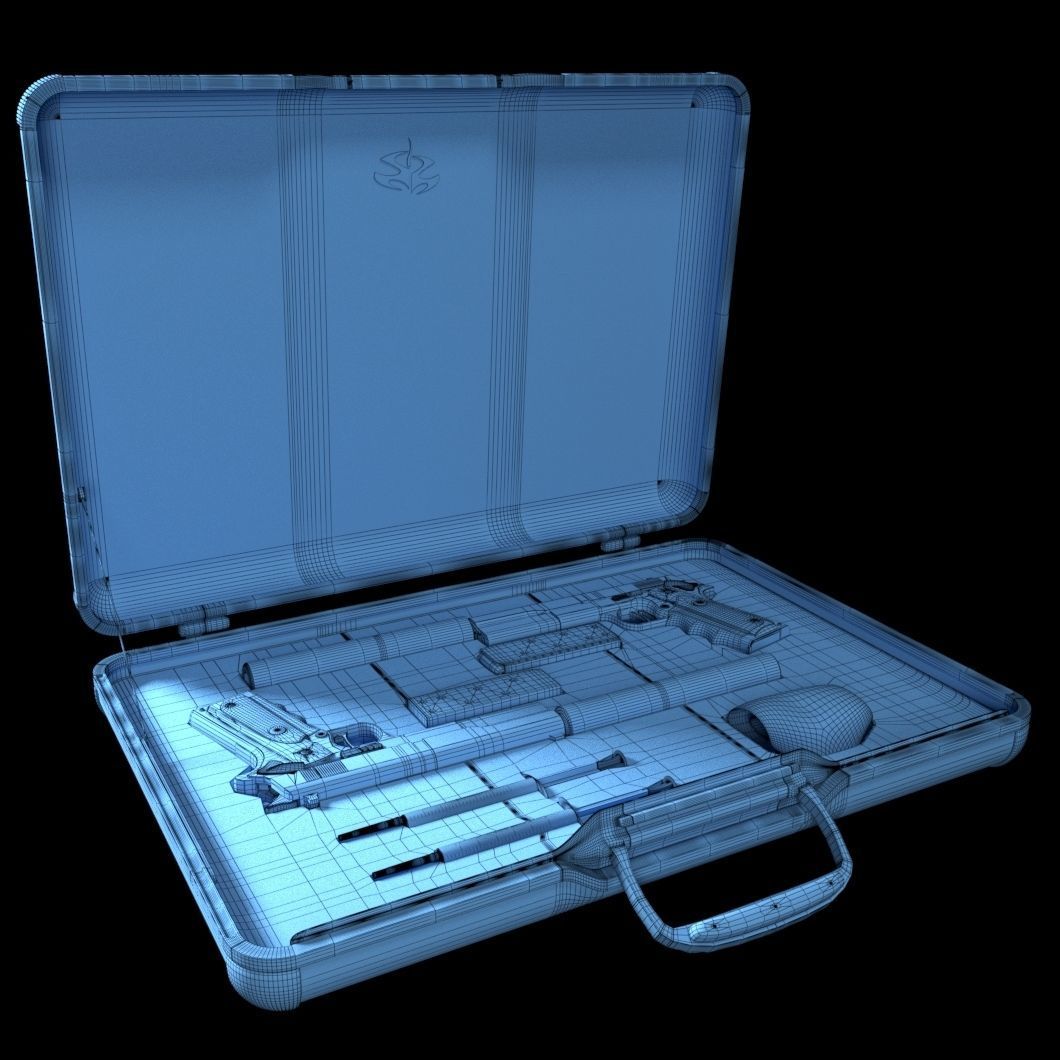 Hitman Attache Case 3D model | CGTrader