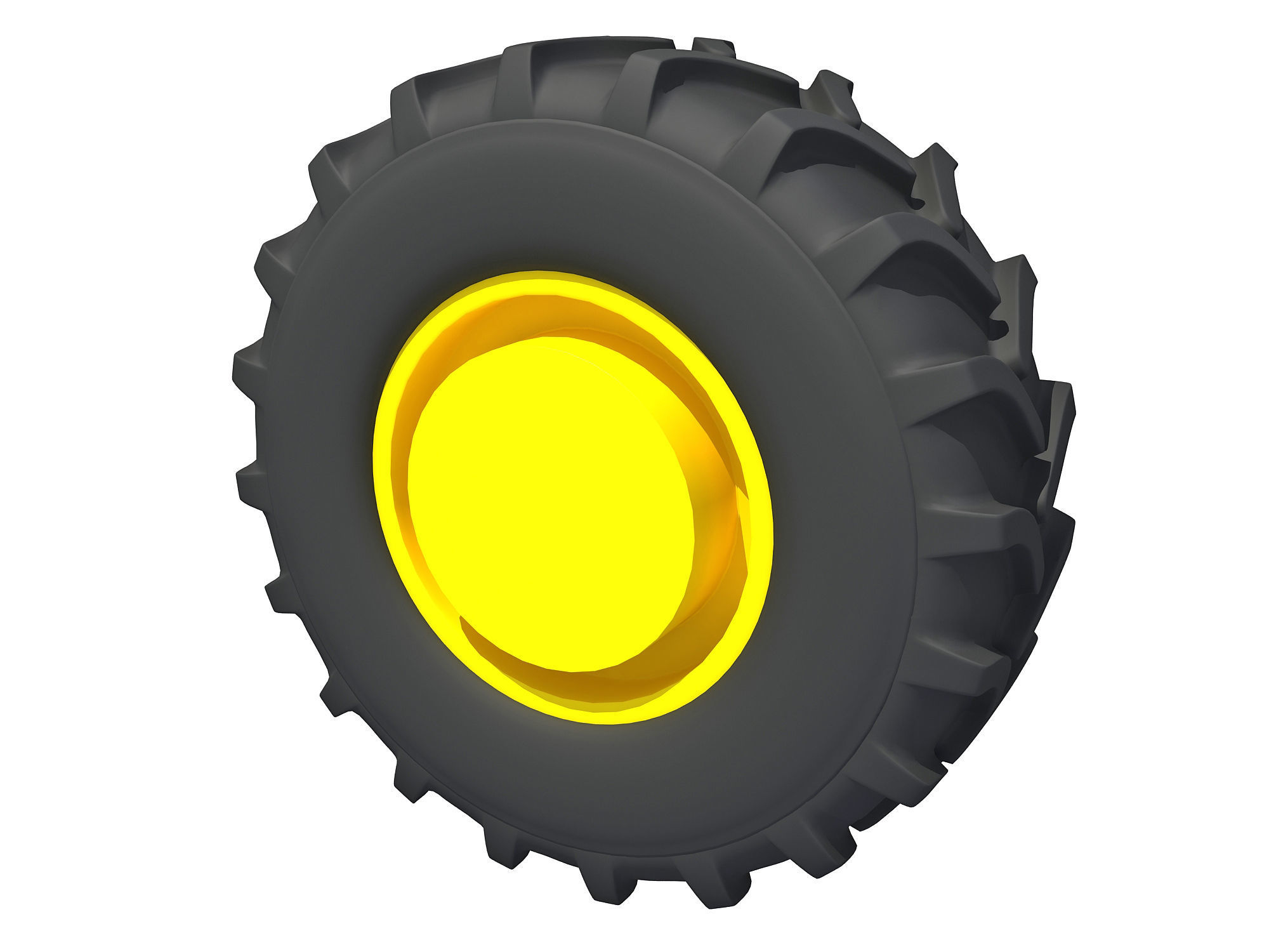 Tractor Tyre 3D model | CGTrader