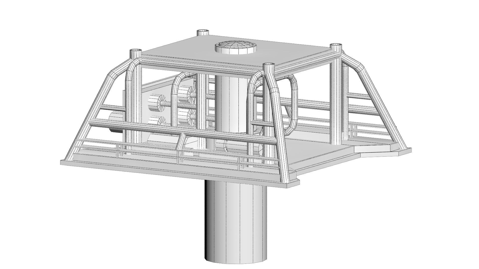 fixed platform Solan 3D model | CGTrader