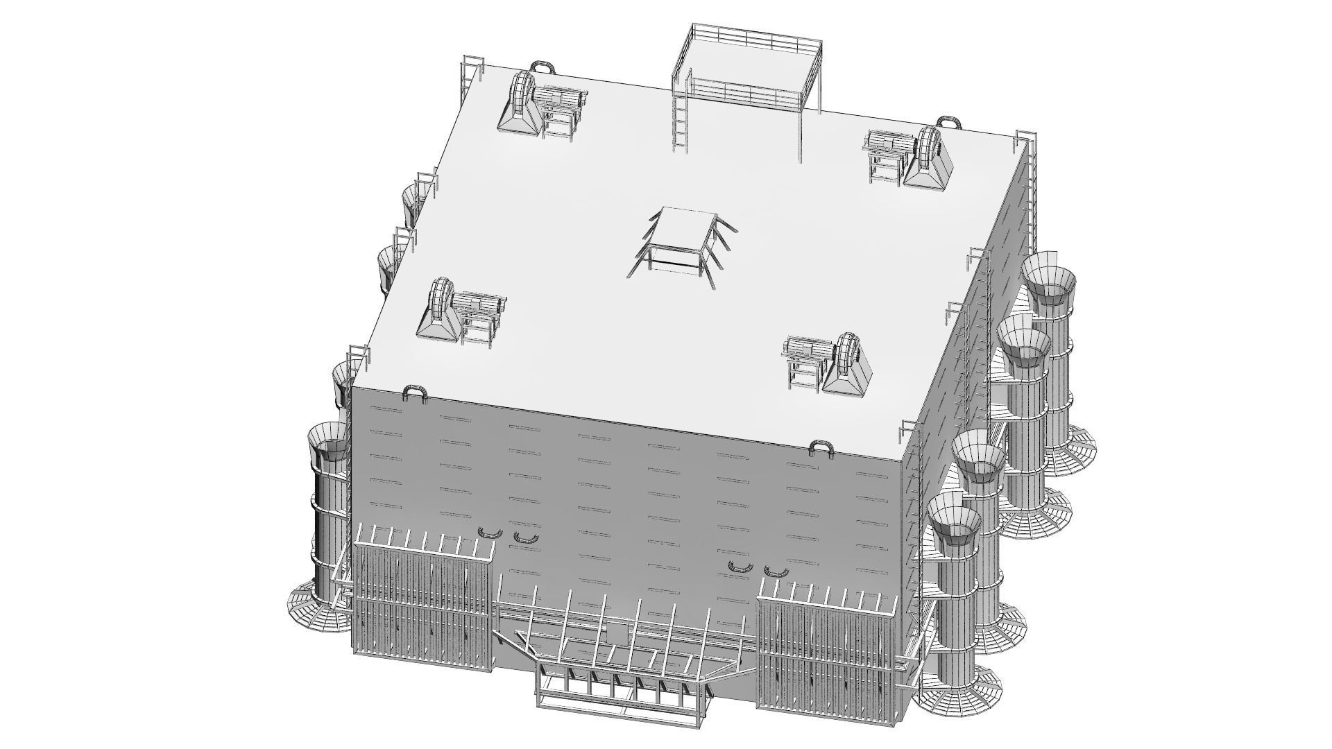 fixed platform Solan 3D model | CGTrader