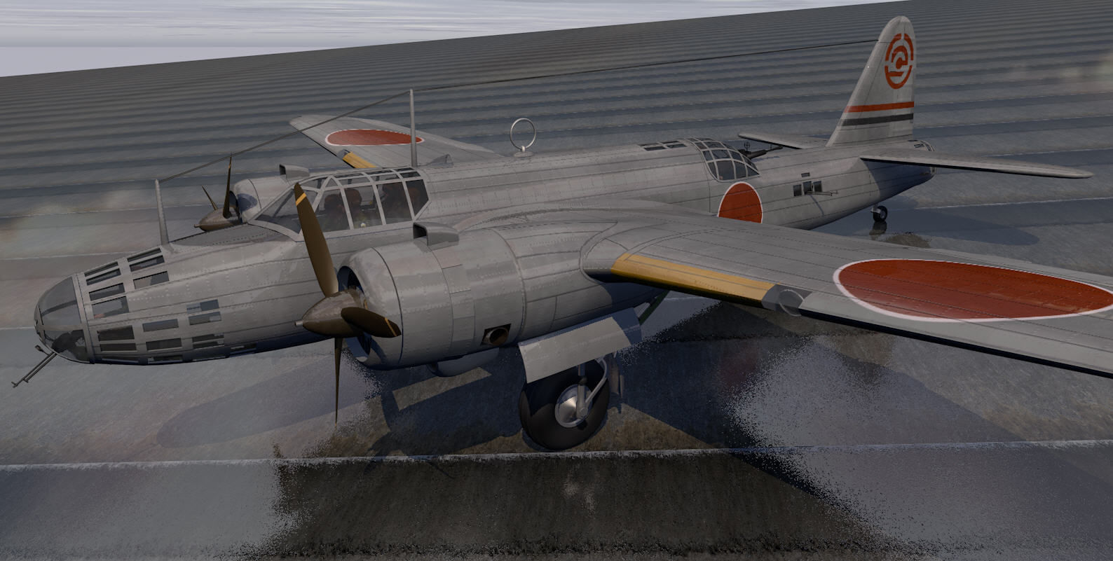 Nakajima Ki-49 Donryu - aka Helen 3D model | CGTrader