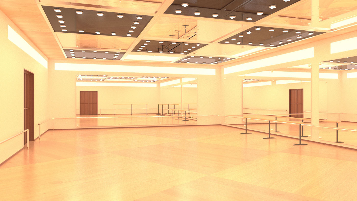 choreography room 3D model | CGTrader