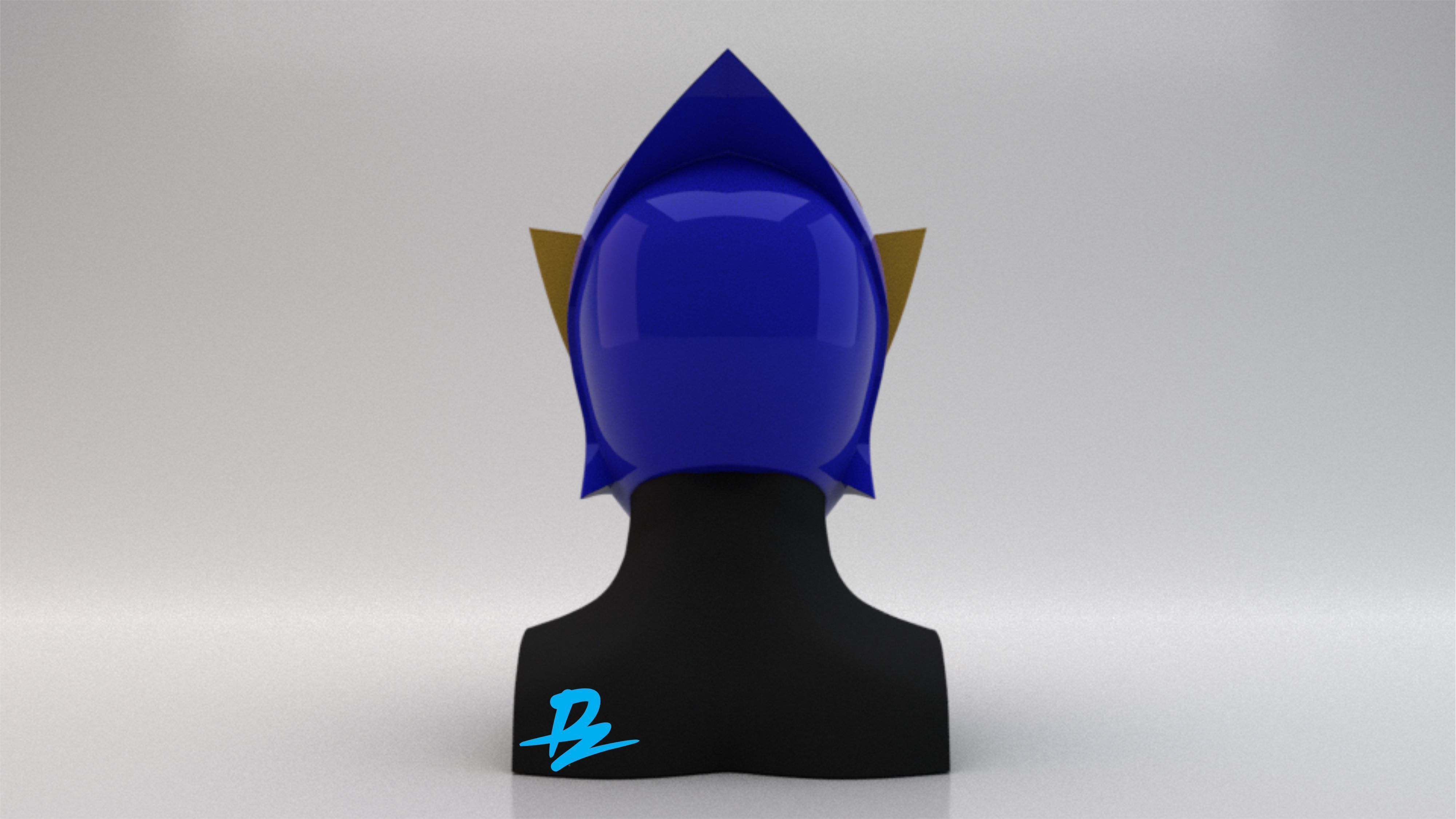 Mask kishiryu sentai Ryusoulger Gold 3D model 3D printable | CGTrader