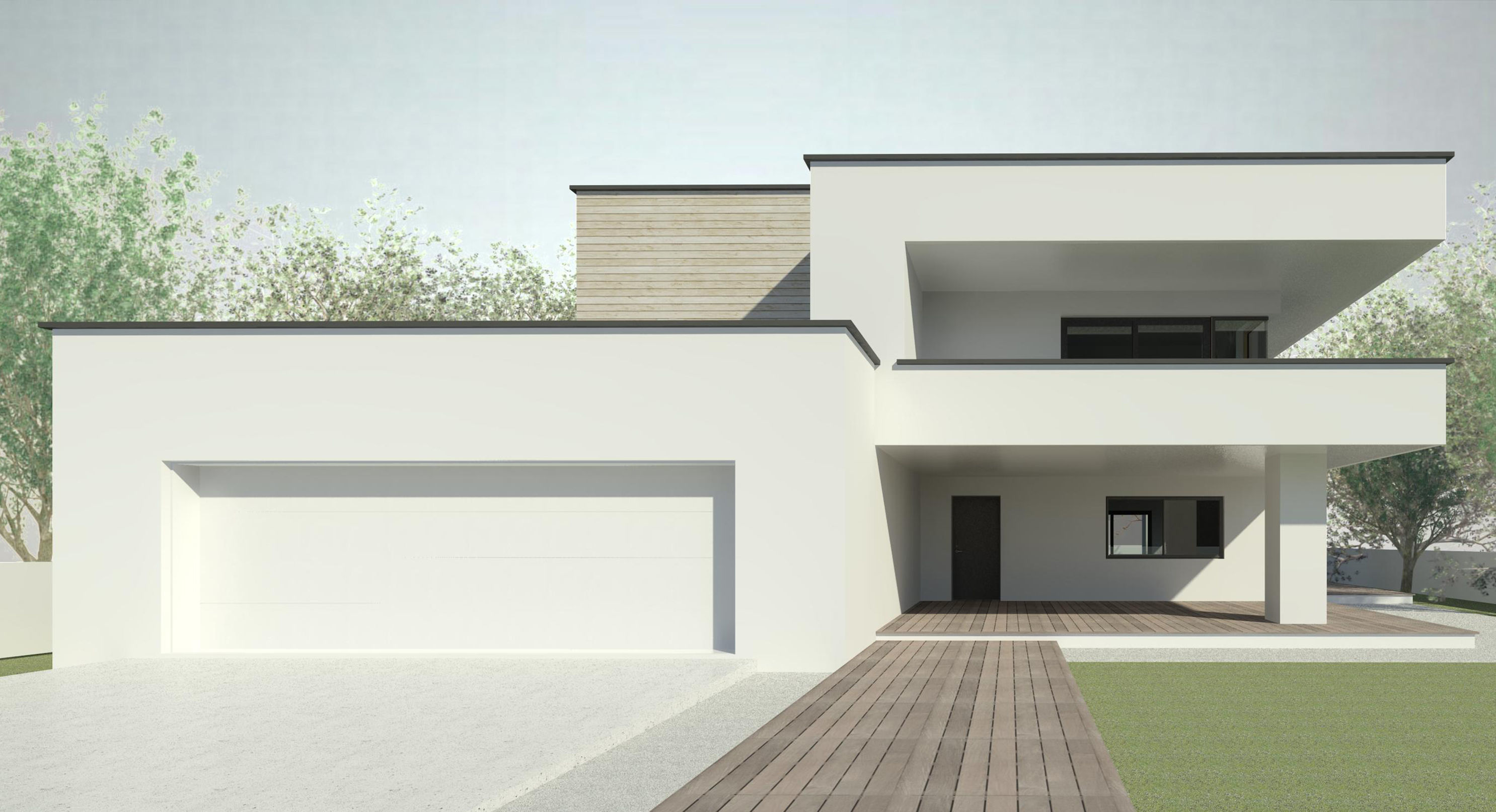 Modern House 3 - Revit 3D 3D model | CGTrader