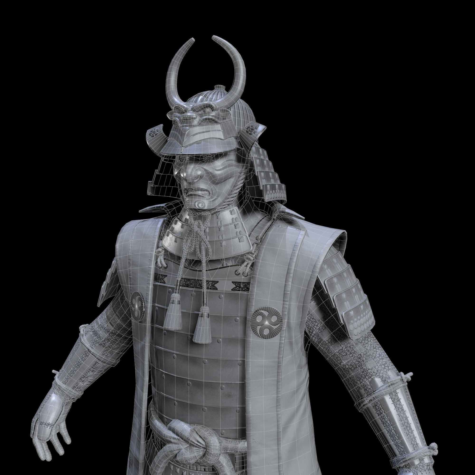 3D model Samurai Character PBR Game ready VR / AR / low-poly | CGTrader