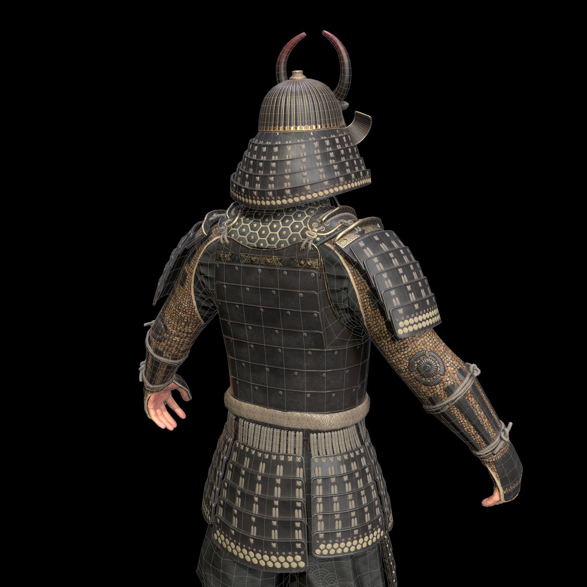 3D model Samurai Character PBR Game ready VR / AR / low-poly | CGTrader