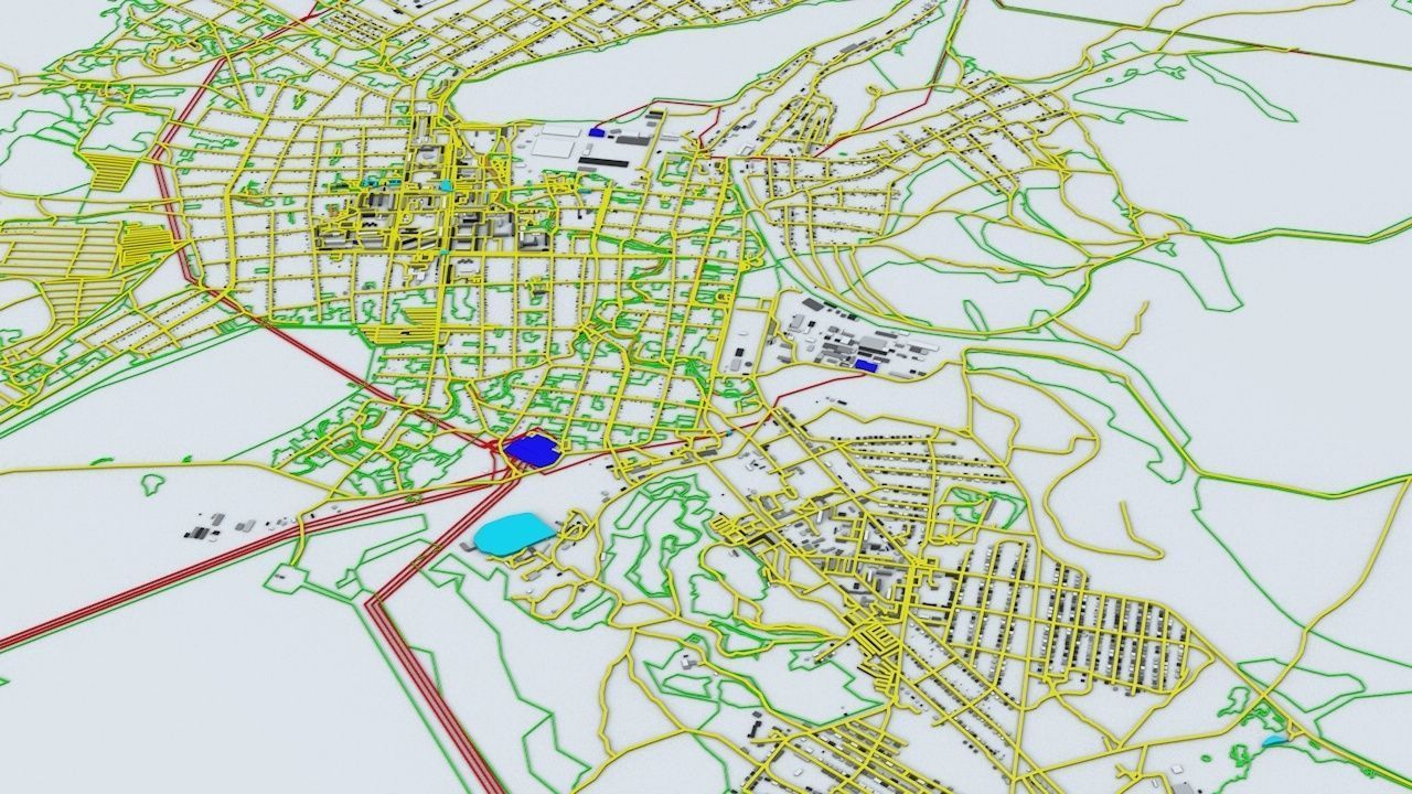 Kyshtym Mayak Nuclear Disaster Area 3D model | CGTrader