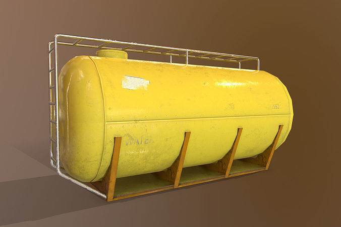 3D model Cistern Realistic - Low Poly - Game ready Low-poly 3D model ...
