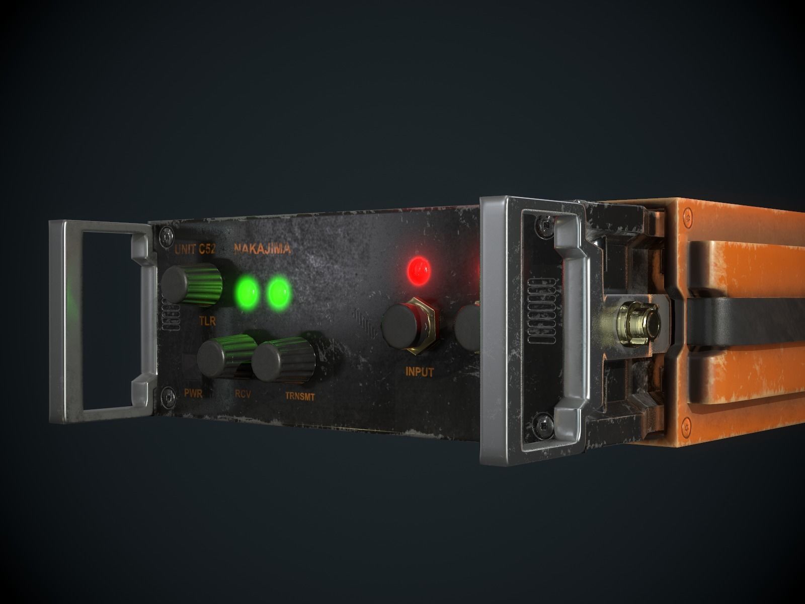 3D model Sci-fi Transmitter Communication Device PBR VR / AR / low-poly ...