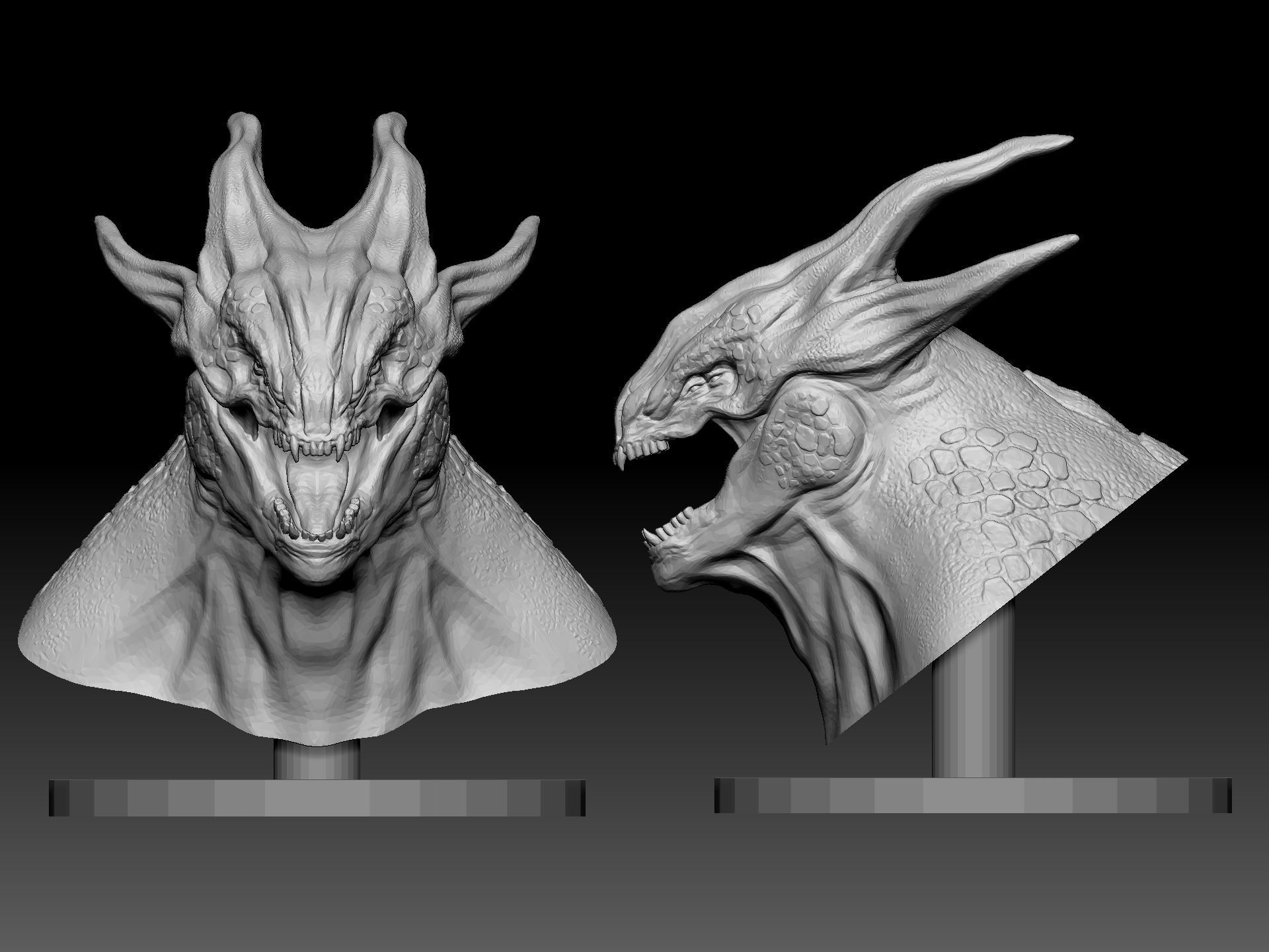 Dragon Kaiju 3D print model | CGTrader