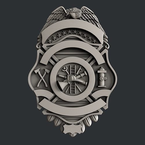 3d STL models for CNC router badge B4 3D model | CGTrader