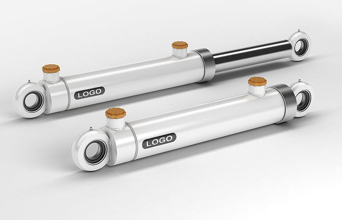 Hydraulic Cylinders 3D model | CGTrader