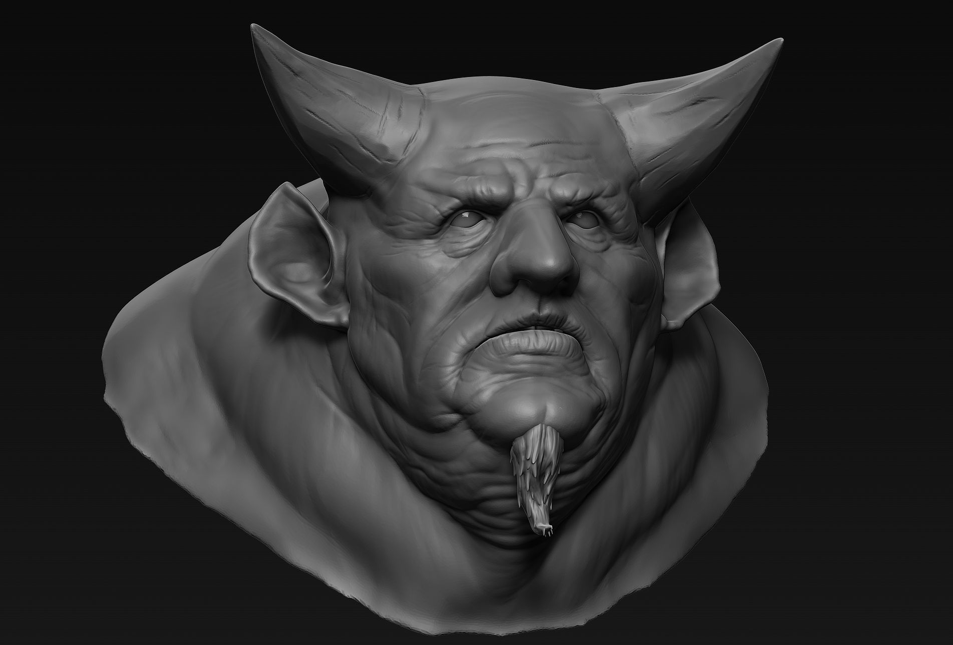 Demon Head 08 3D model | CGTrader
