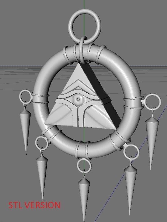 YuGiOh Millennium Ring 3D model | CGTrader