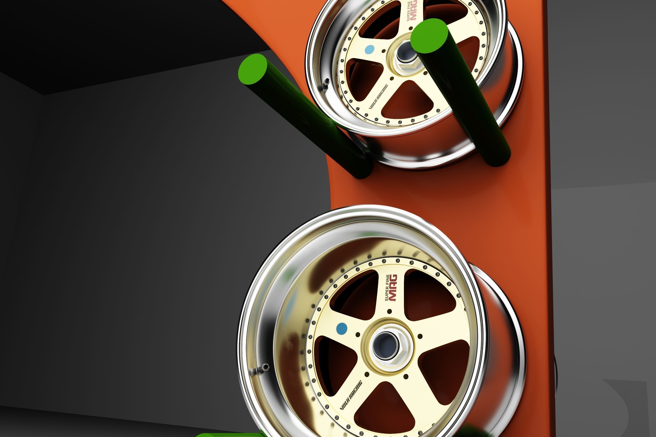 Mazda 787B Rims 3D model | CGTrader