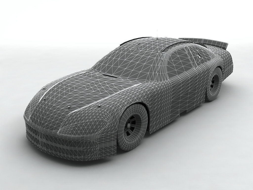 2002 Dodge Intrepid Stock Car NASCAR 3D model | CGTrader