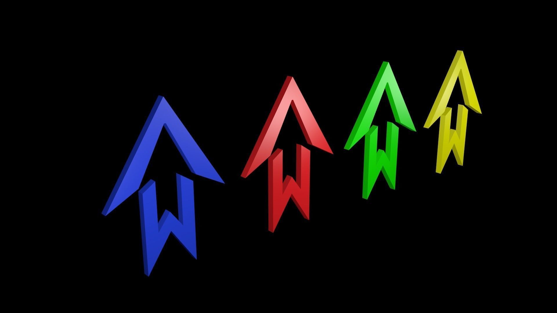 3D model Low poly arrow 37 VR / AR / low-poly | CGTrader