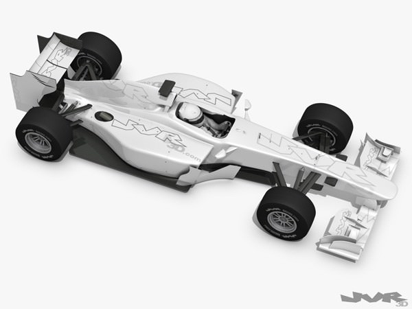 Generic F1 2012 Race Car 3D model | CGTrader