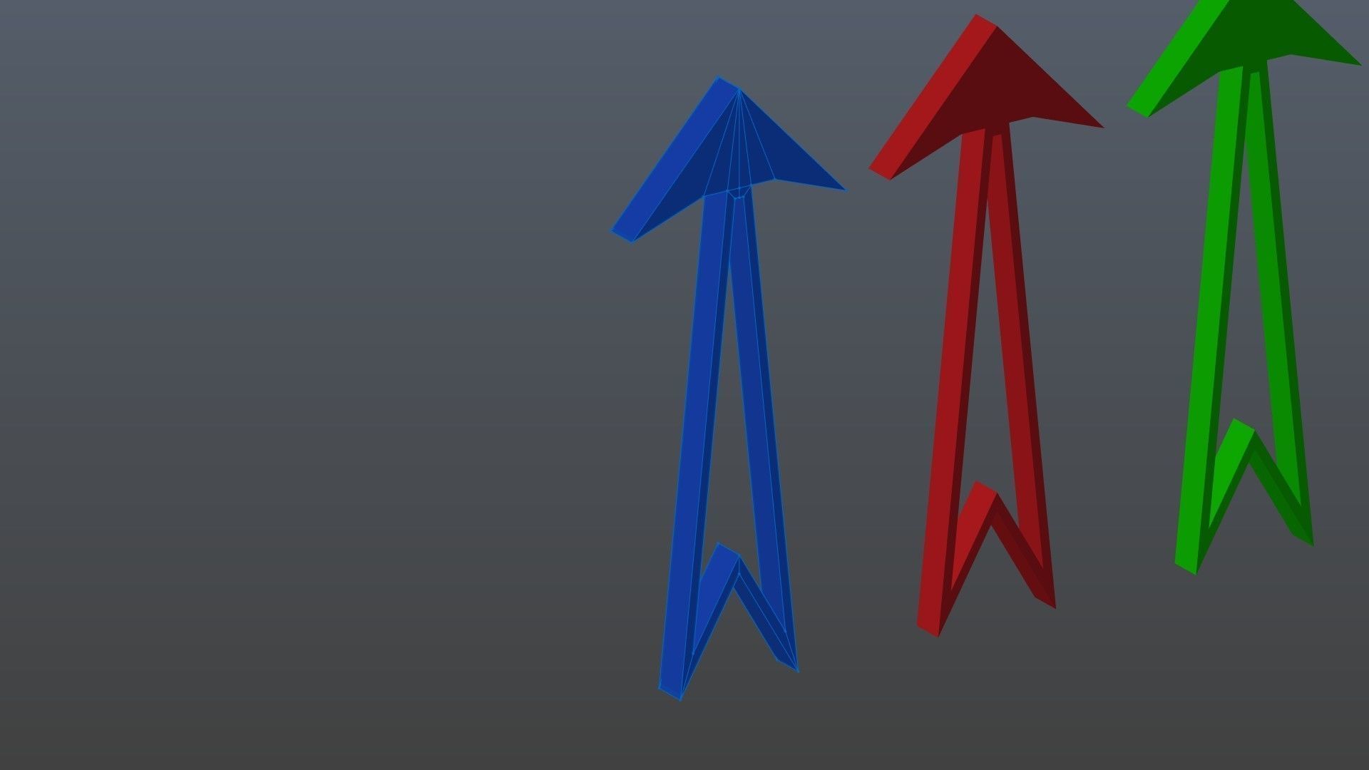 3D model Low poly arrow 39 VR / AR / low-poly | CGTrader
