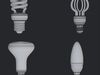 3D model Light bulbs collection VR / AR / low-poly | CGTrader