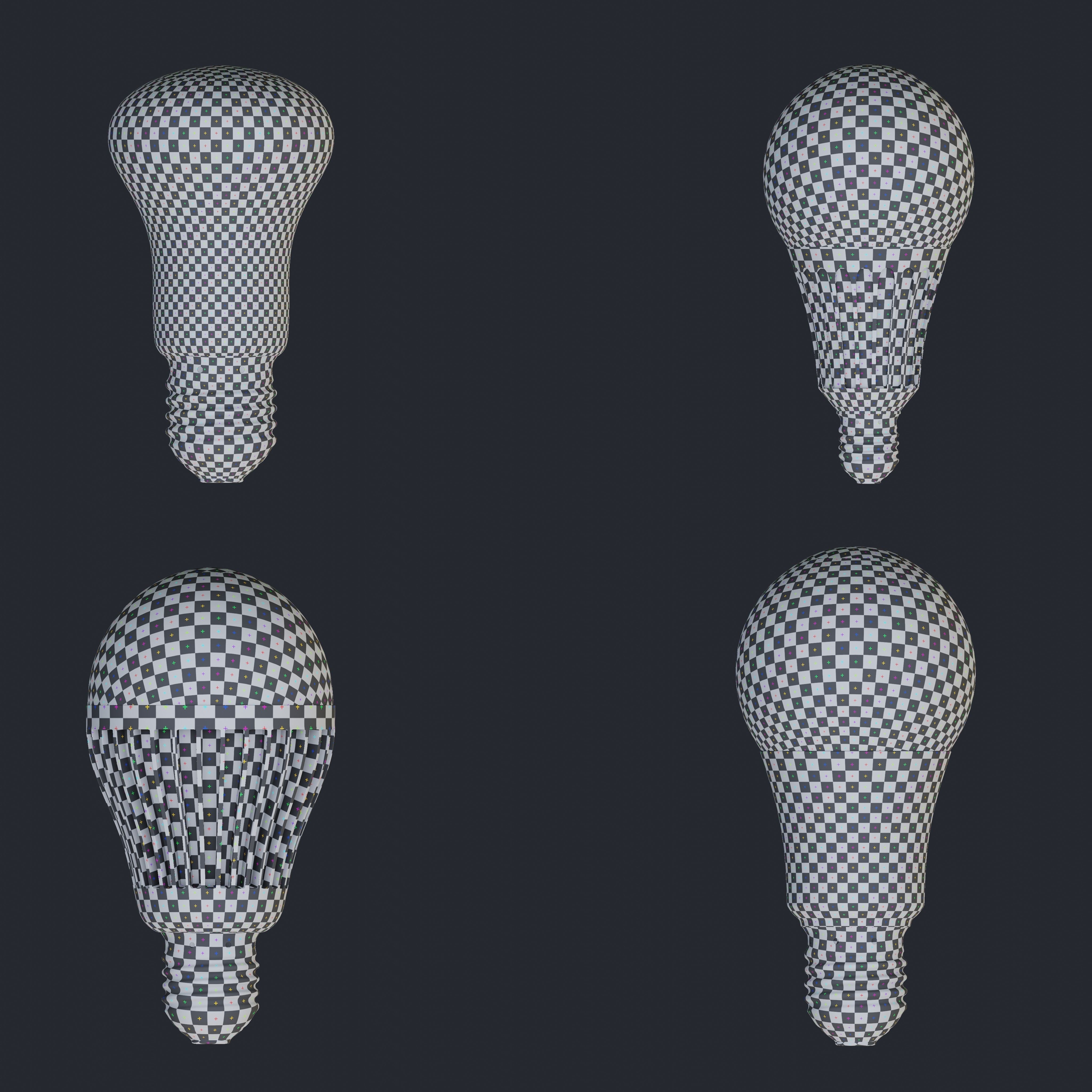 3D model Light bulbs collection VR / AR / low-poly | CGTrader