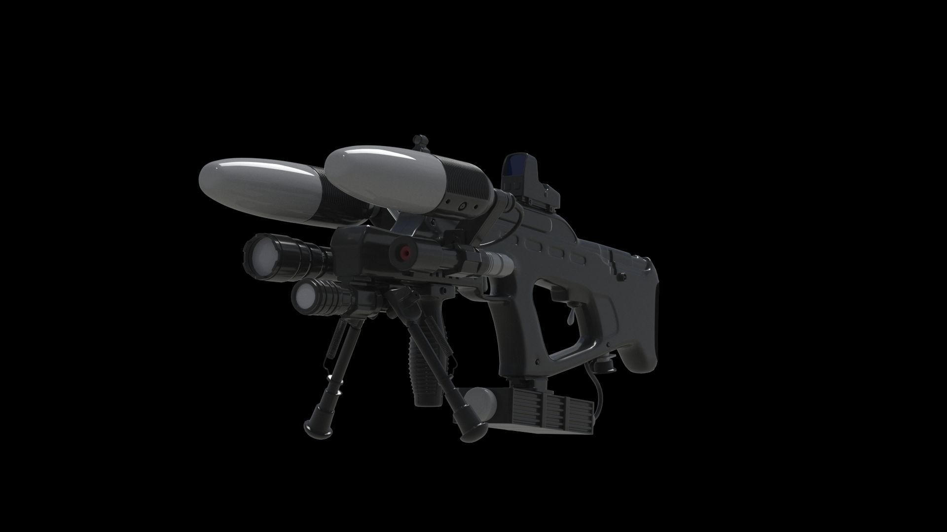 Weapon Rex 1 Antidrone 3D model | CGTrader