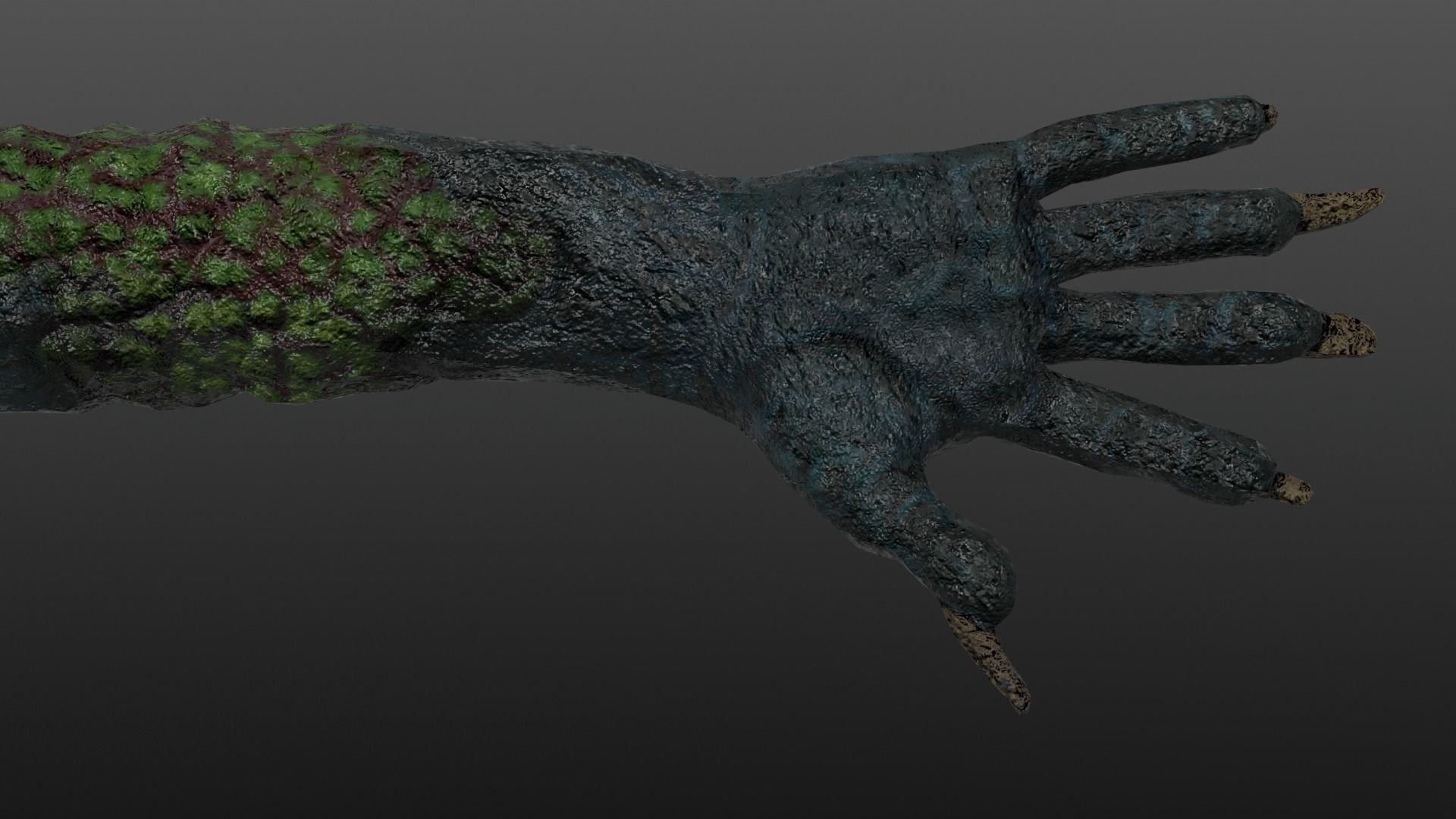 3D model Clawed Frogman VR / AR / low-poly | CGTrader