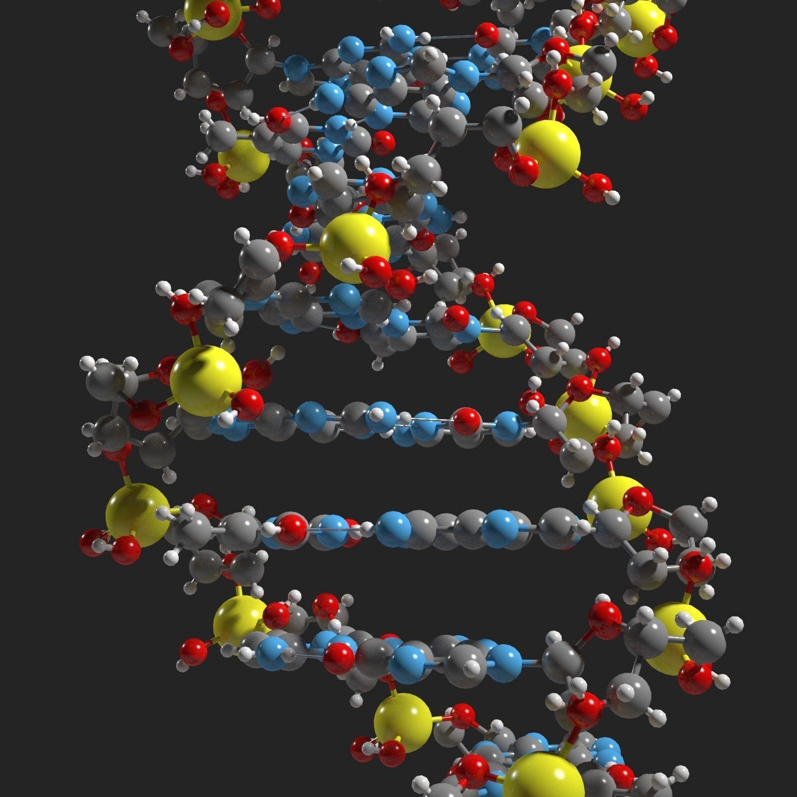 DNA Science model 3D model | CGTrader