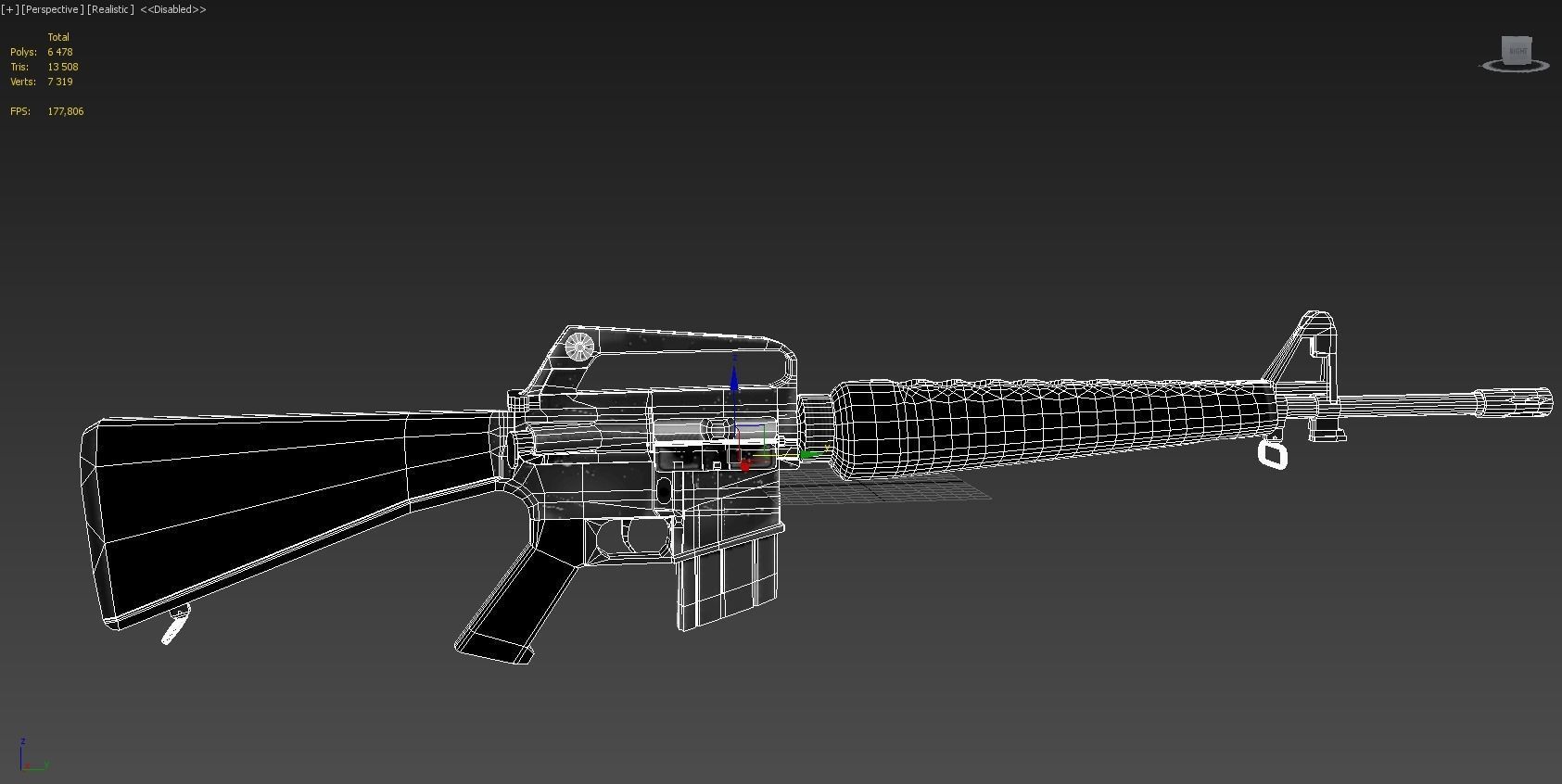 3D model M16A1 VR / AR / low-poly | CGTrader