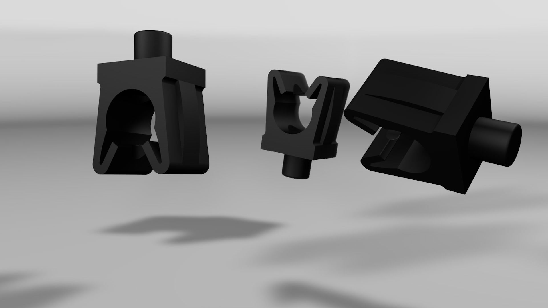 3D model Rotating clip with screw VR / AR / low-poly | CGTrader