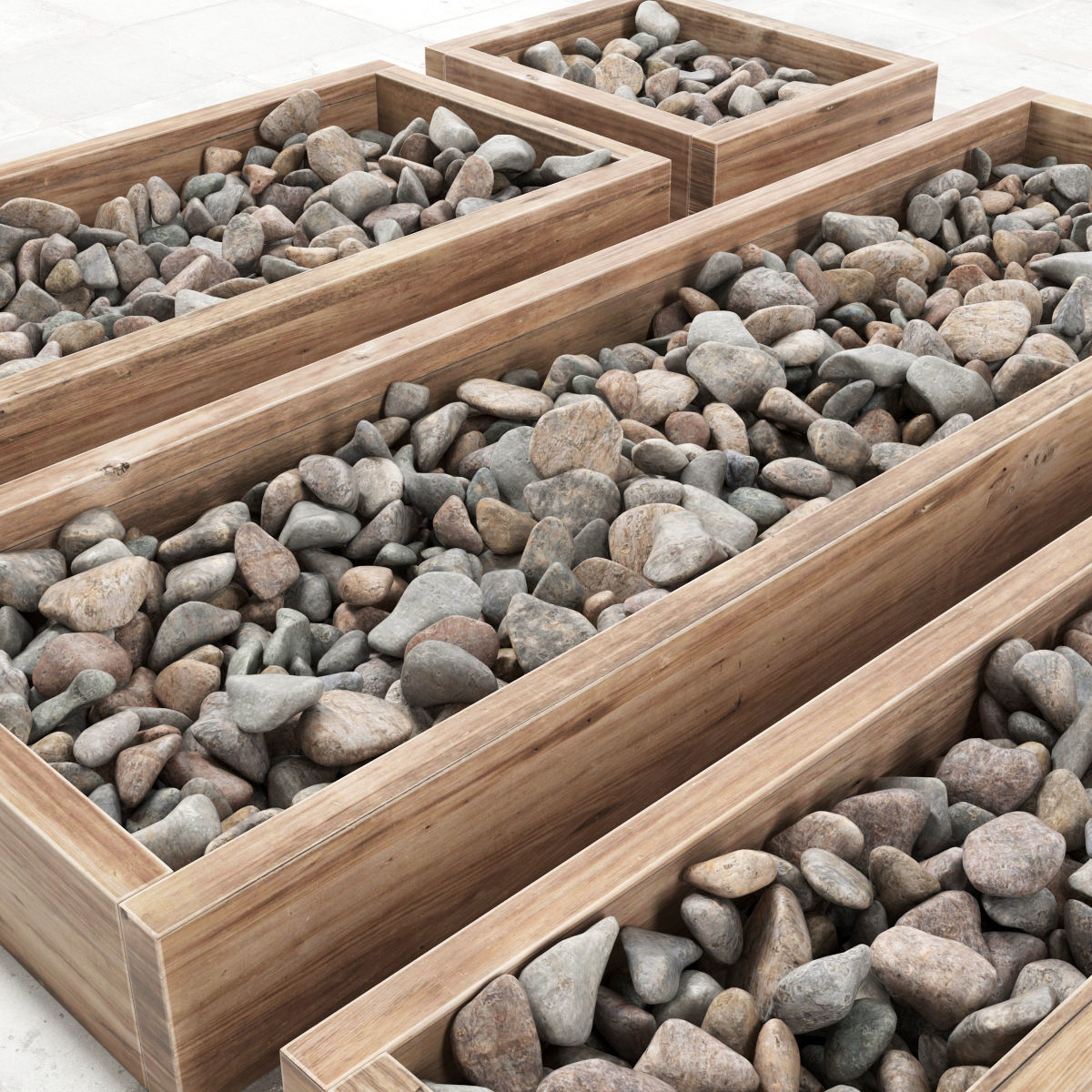 Pebble color form 3D model | CGTrader