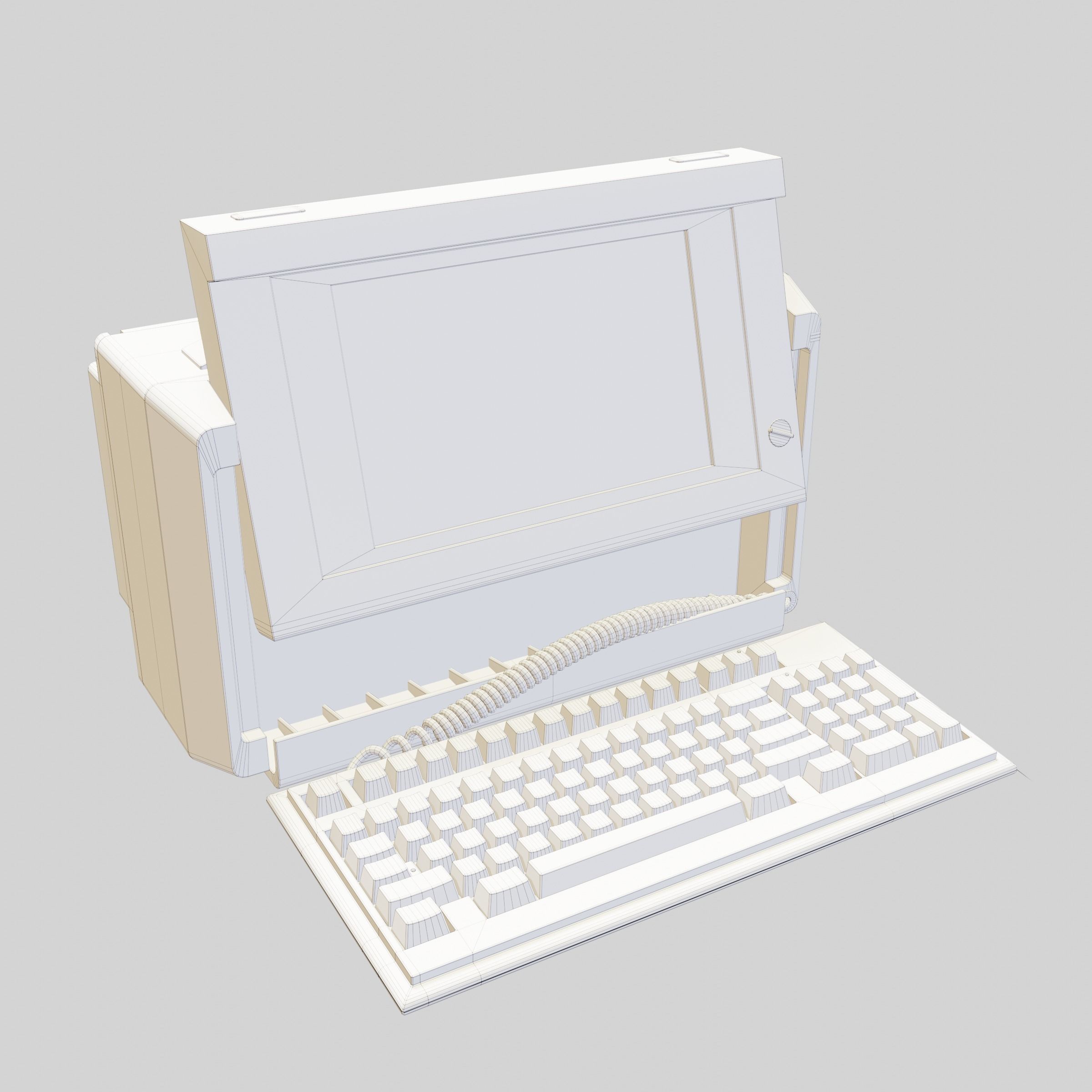 BM86 Portable PC free 3D model | CGTrader