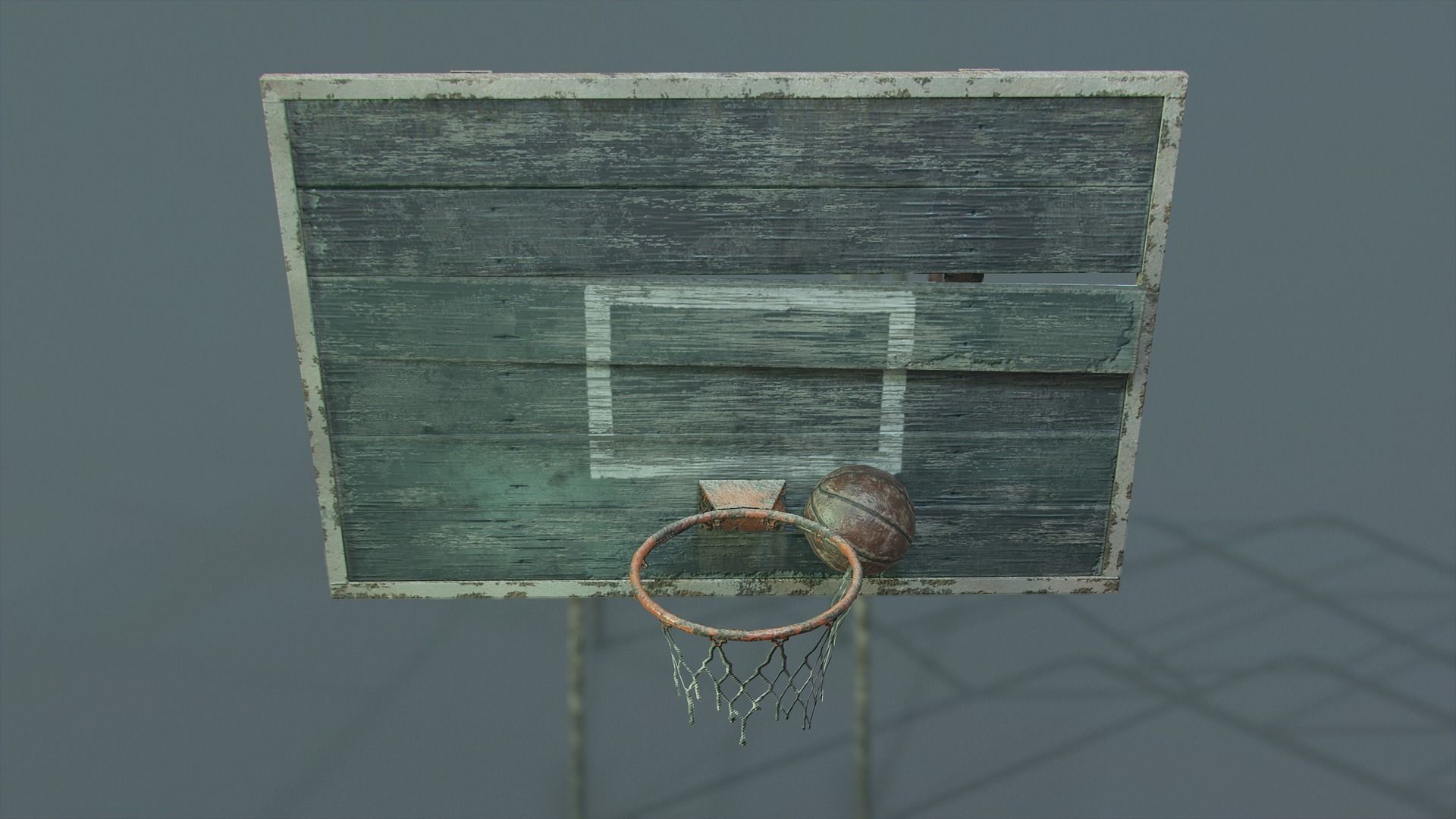 3D model PBR Basketball Outdoor Backboard VR / AR / low-poly | CGTrader