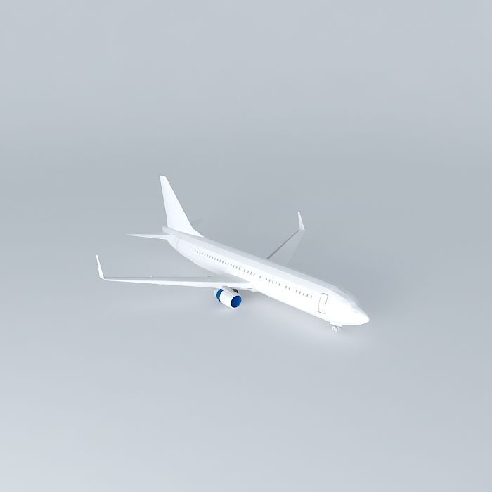 swiss fly 737 800 free 3D model | CGTrader