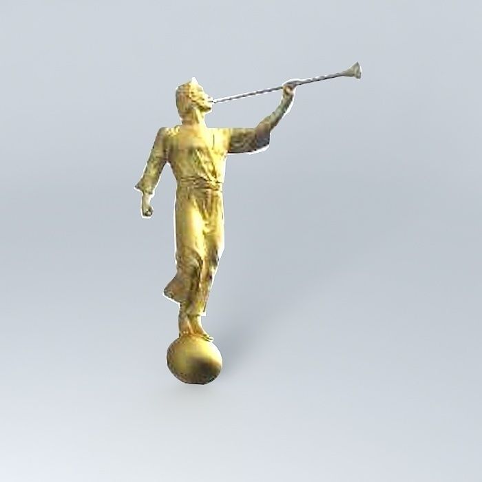 Angel Moroni Modelo 10 free 3D model | CGTrader