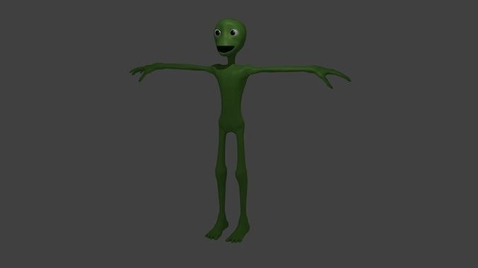 3D model Alien dame cosita VR / AR / low-poly | CGTrader