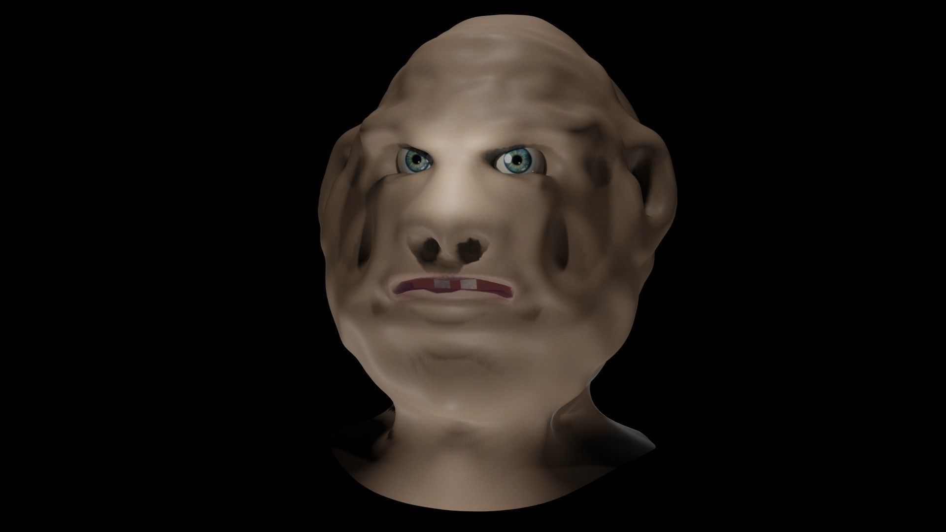 Troll Head with Headset 3D model | CGTrader