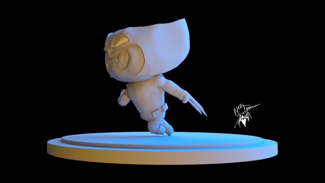 Mini wolverine 3D | CGTrader