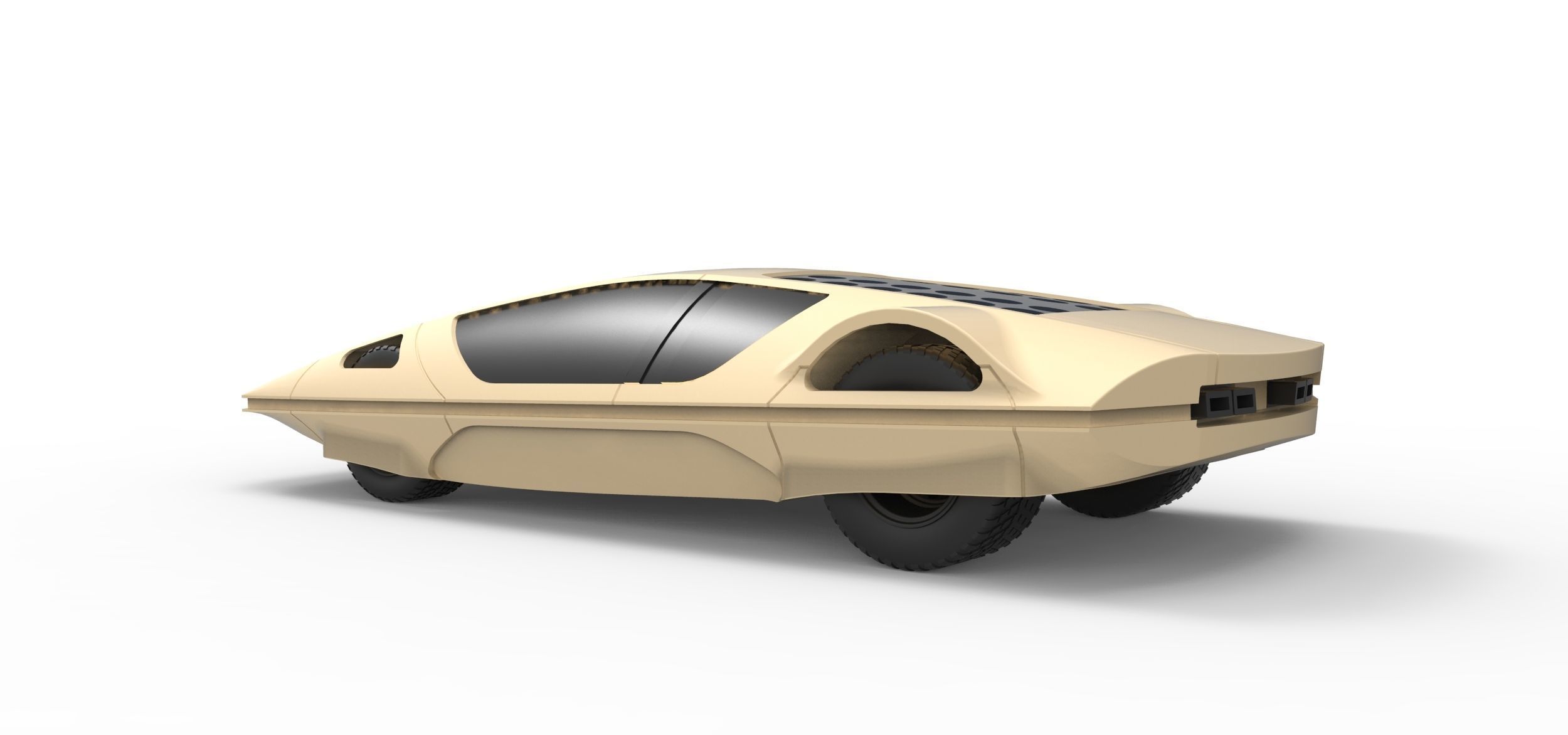 Diecast model Ferrari Concept car 1970 Scale 1 to 24 3D model 3D ...